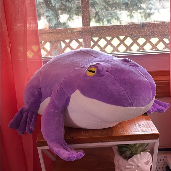 Toys | Large Purple Frog Stuffie | Poshmark